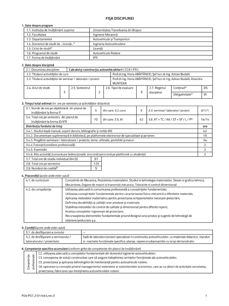 3 10 Cca1 FR FD Budala Fs | PDF