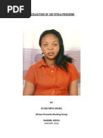 100 Bemba Proverbs and Meanings | PDF | Home & Garden