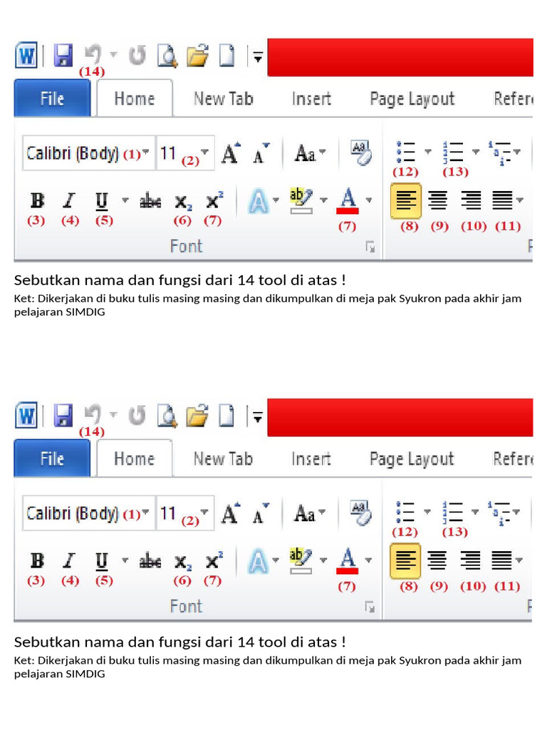 Tugas SIMDIG Tool Ms Word | PDF