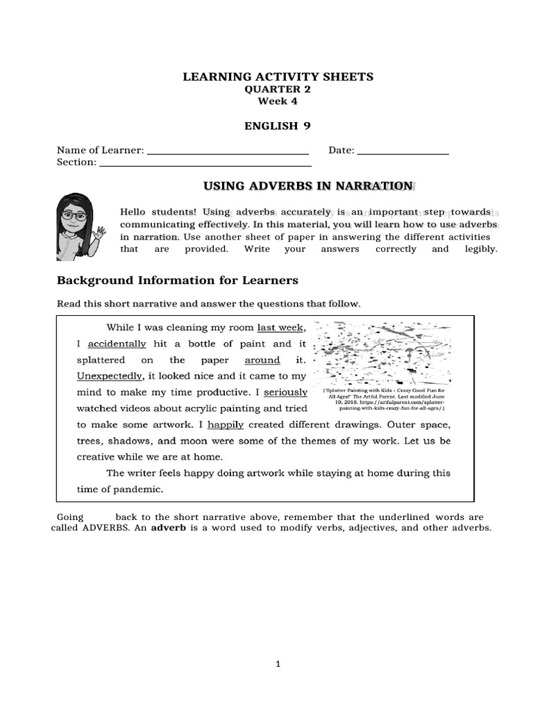 english 9 last module | PDF | Adverb | Semantic Units