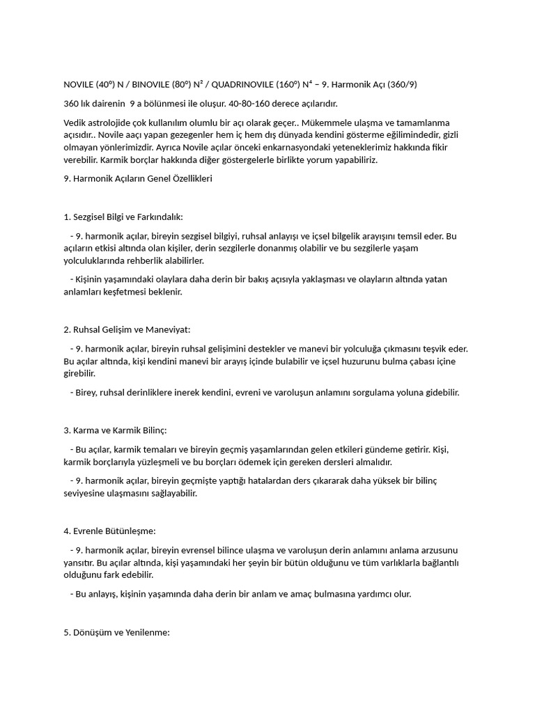 Harmonik Açı | PDF