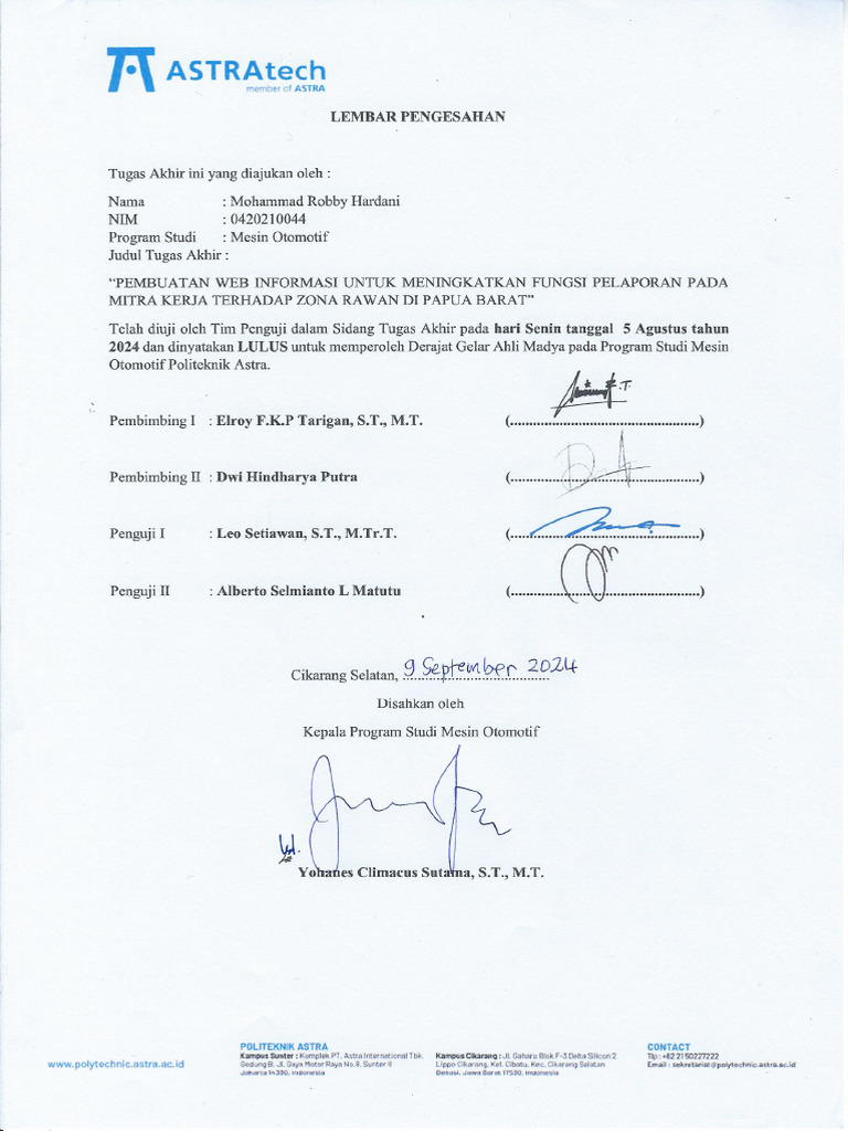 Pengesahan_MRH | PDF