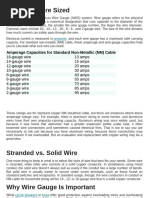 Aircraft Wire Size Selection Guide | PDF | Fuse (Electrical) | Electricity