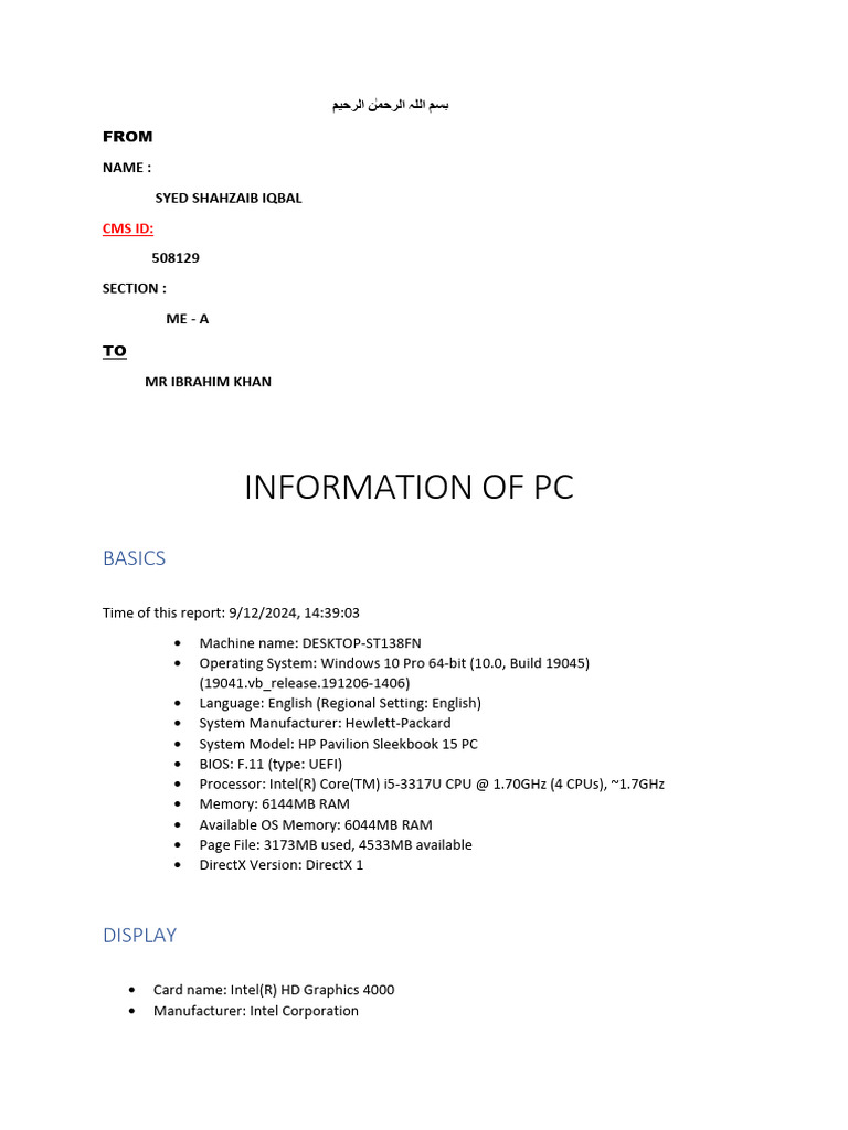 Assignment Ict | PDF