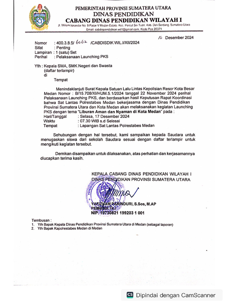 Pelaksanaan Launching PKS | PDF