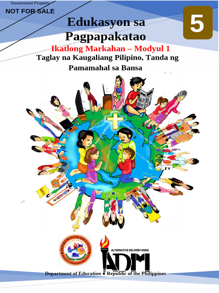 ESP5 - Q3 - Module1 - Taglay - Na - Kaugaliang - Pilipino - Tanda - NG ...