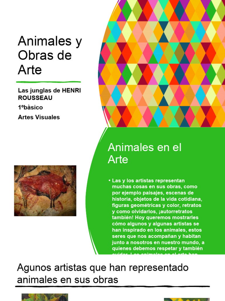 Animales en el Arte para Niños | PDF