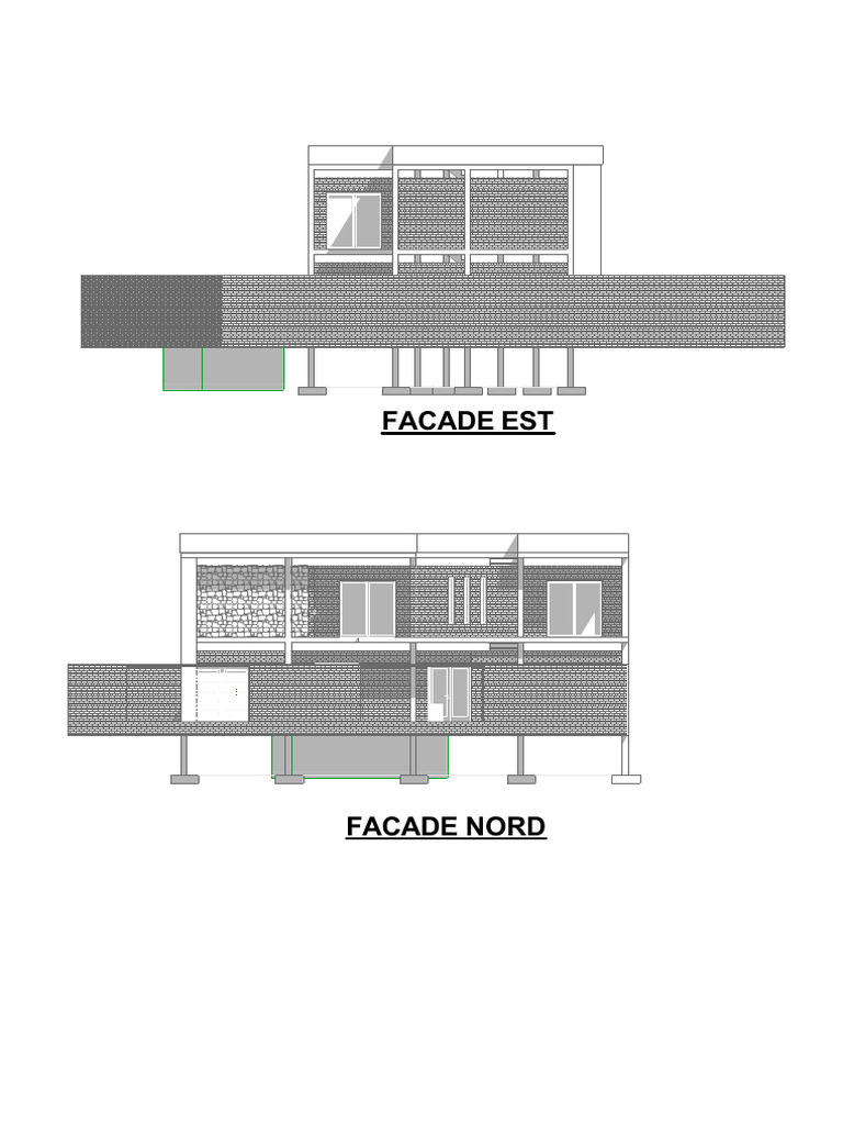 Facade Est and Nord | PDF