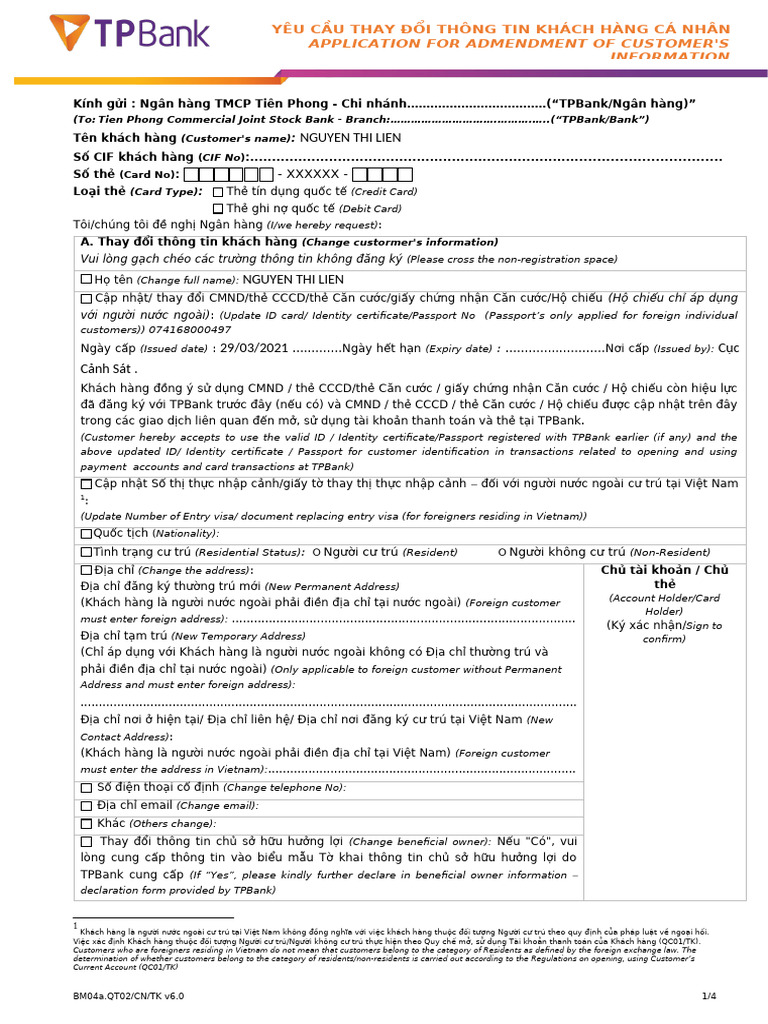 1.10.24 FORM TDTT (Thay Doi CCCD Thay Doi Chu Ky Cap Nhat Sdt Dang Ky ...