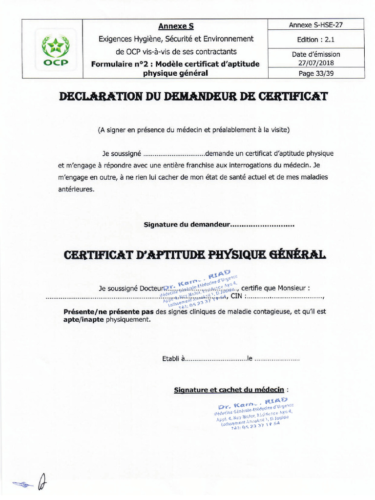 Annexe s Aptitude Physiq.pdf.PDF | PDF