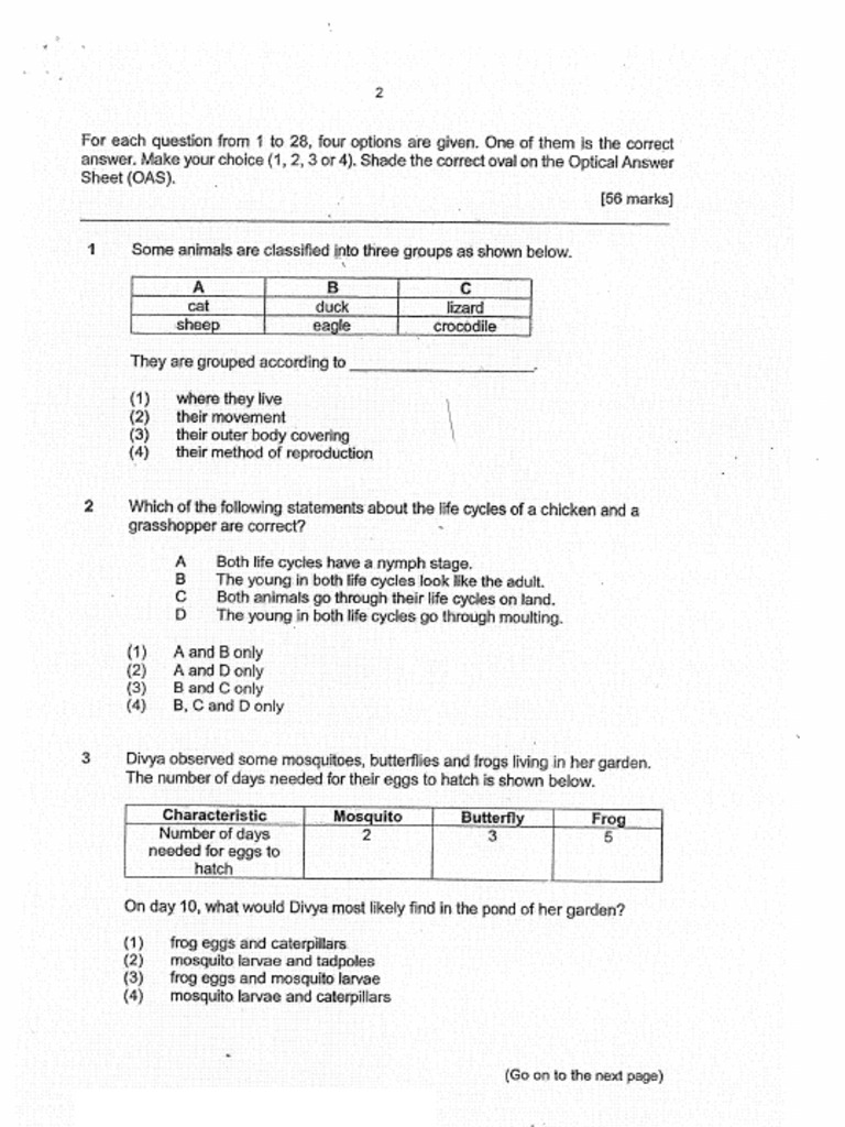 Primary 5 - Science - 2022 - SA2 - 2 | PDF