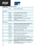 CCAC Academic Calendar 2025-2026 | PDF