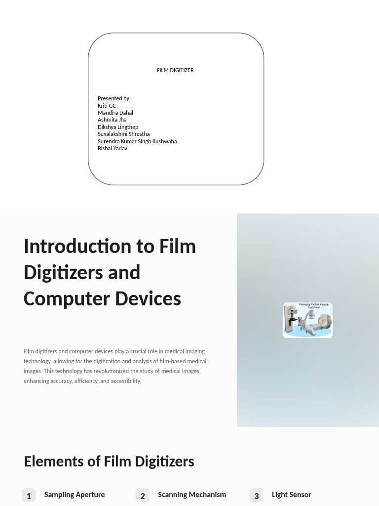 Introduction-to-Film-Digitizers-and-Computer-Devices-1 | PDF | Medical ...