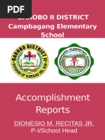 Accomplishment Report Template | PDF