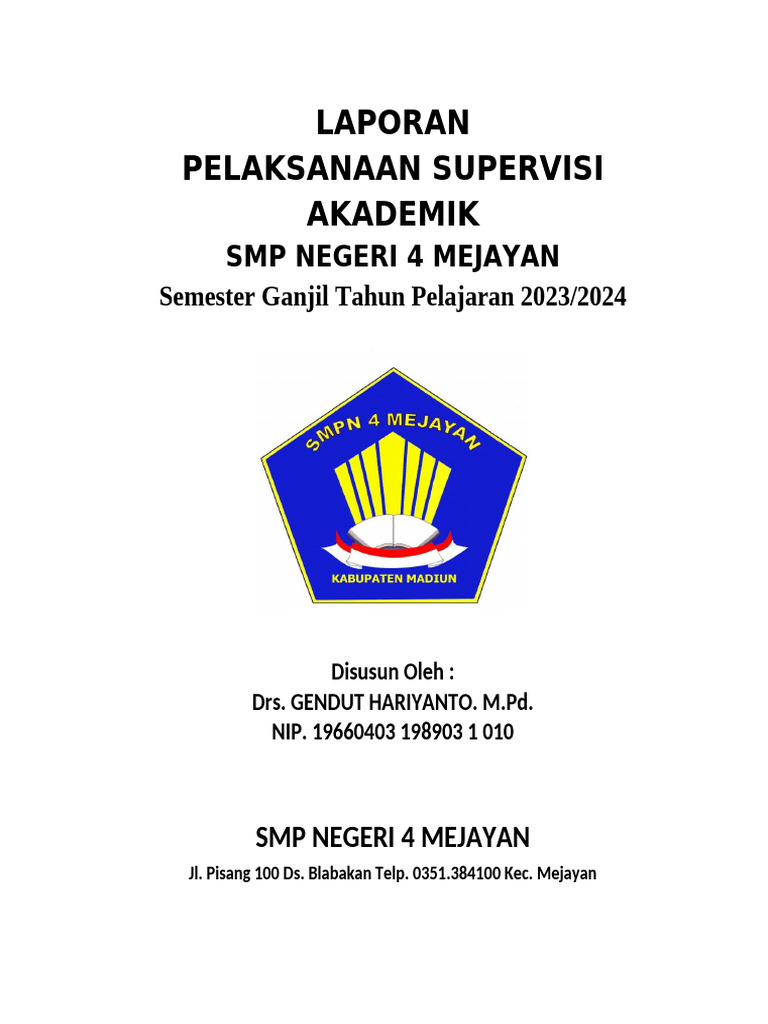 1920_LAPORAN HASIL SUPERVISI_i | PDF