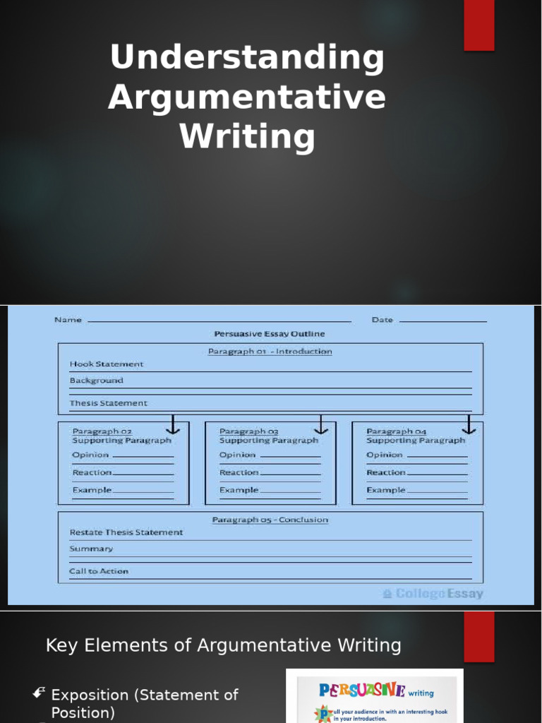 key elements of argumentative writing | PDF | Argument | Climate Change