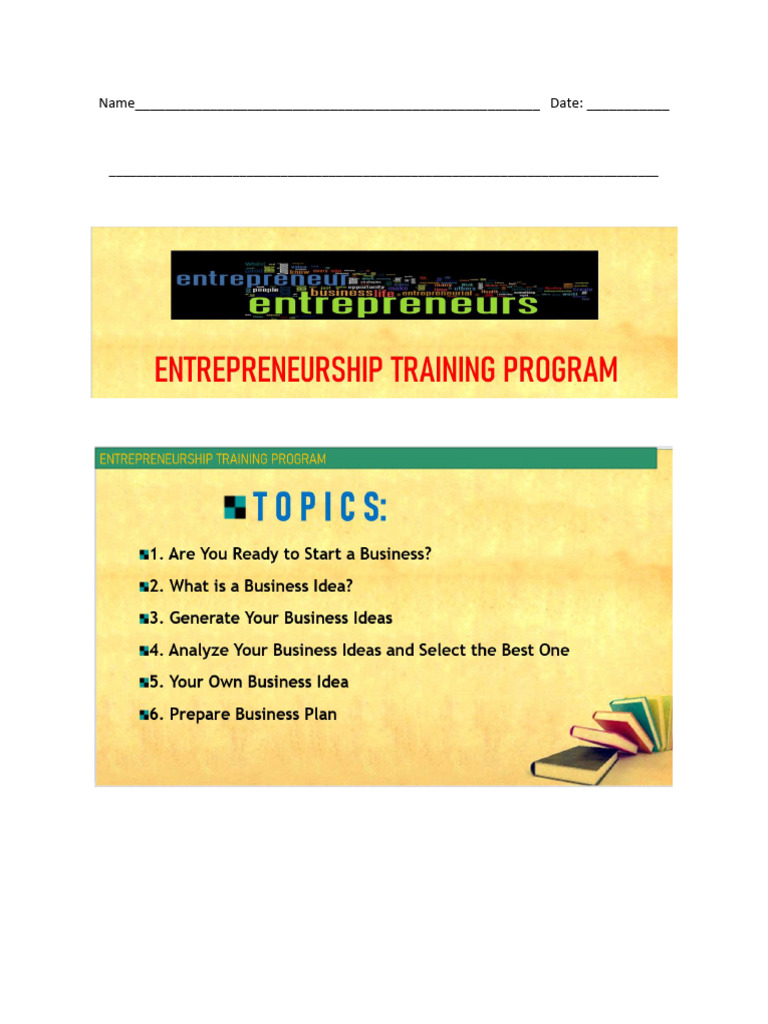 ENTREP-activities_PDF | PDF | Business Economics | Business