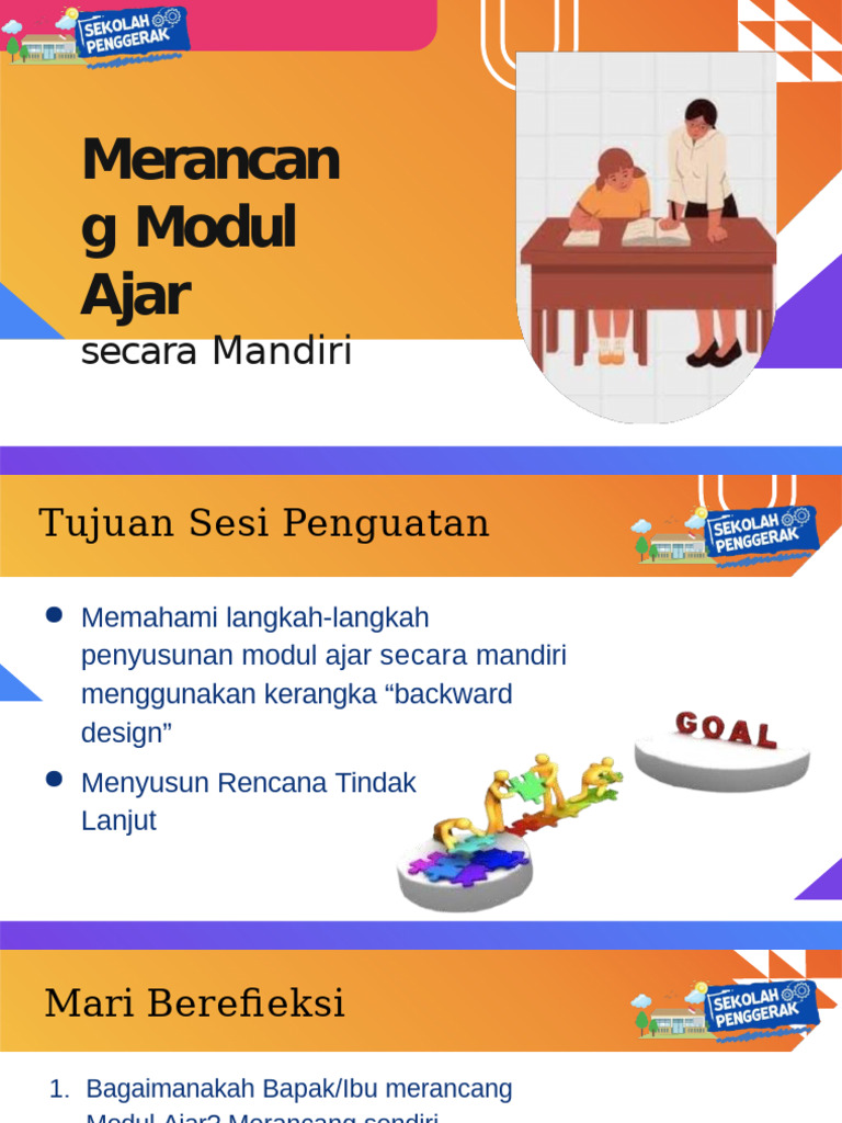 Merancang Modul Ajar Secara Mandiri | PDF
