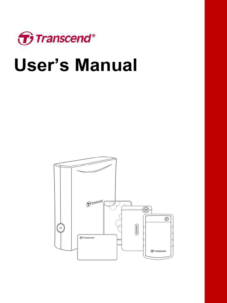 Transcend Harddisk External Manual | PDF | Booting | Usb