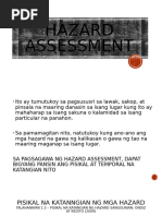 Risk and Hazzard Tagalog | PDF