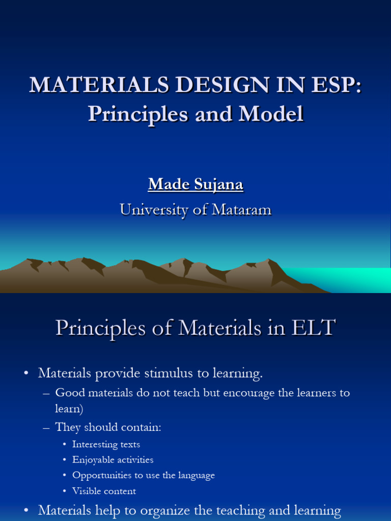 MATERIALS_DESIGN_IN_ESP | PDF