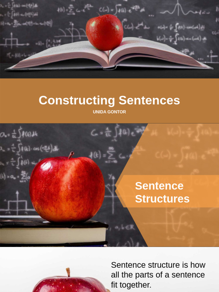 Sentence Structure - Elements of Tense | PDF | Sentence (Linguistics ...