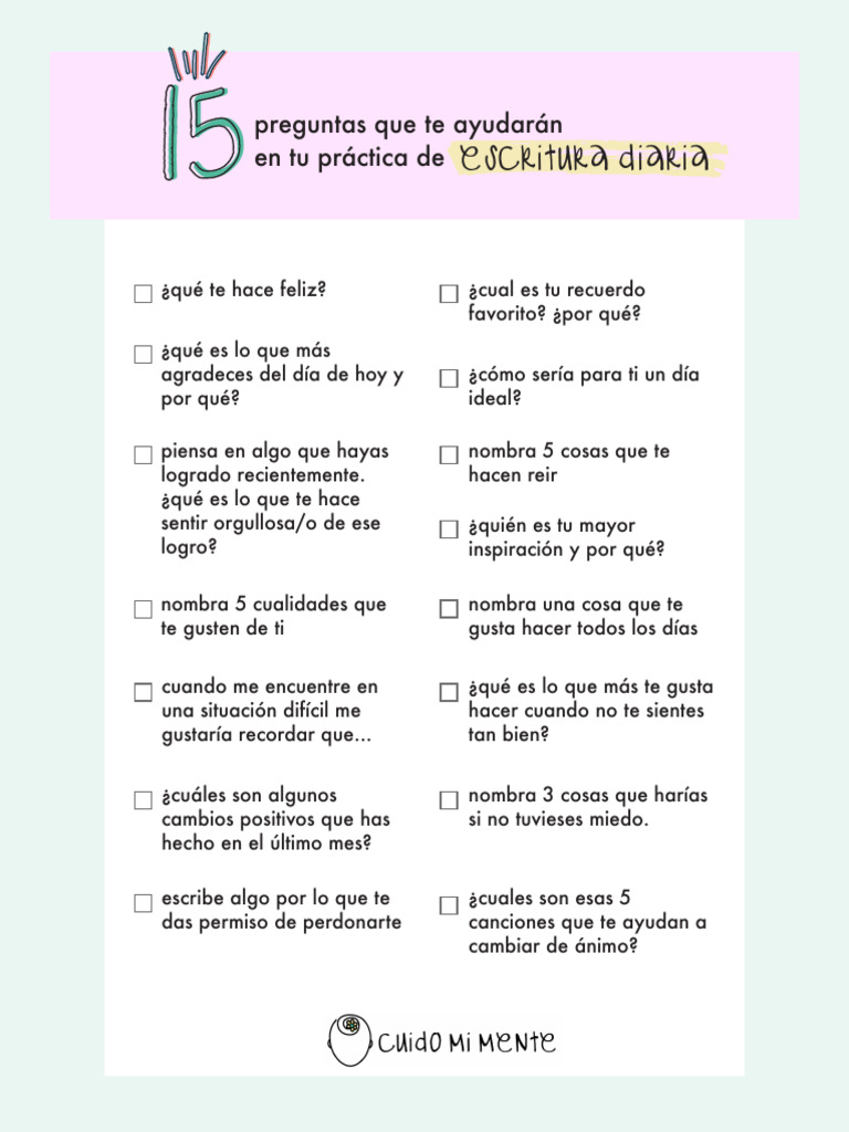 Escritura Diaria | PDF