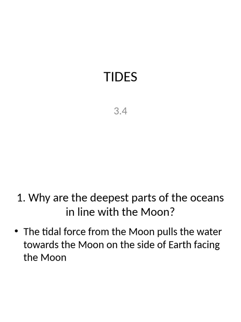 7-3.4 Investigating Tides | PDF