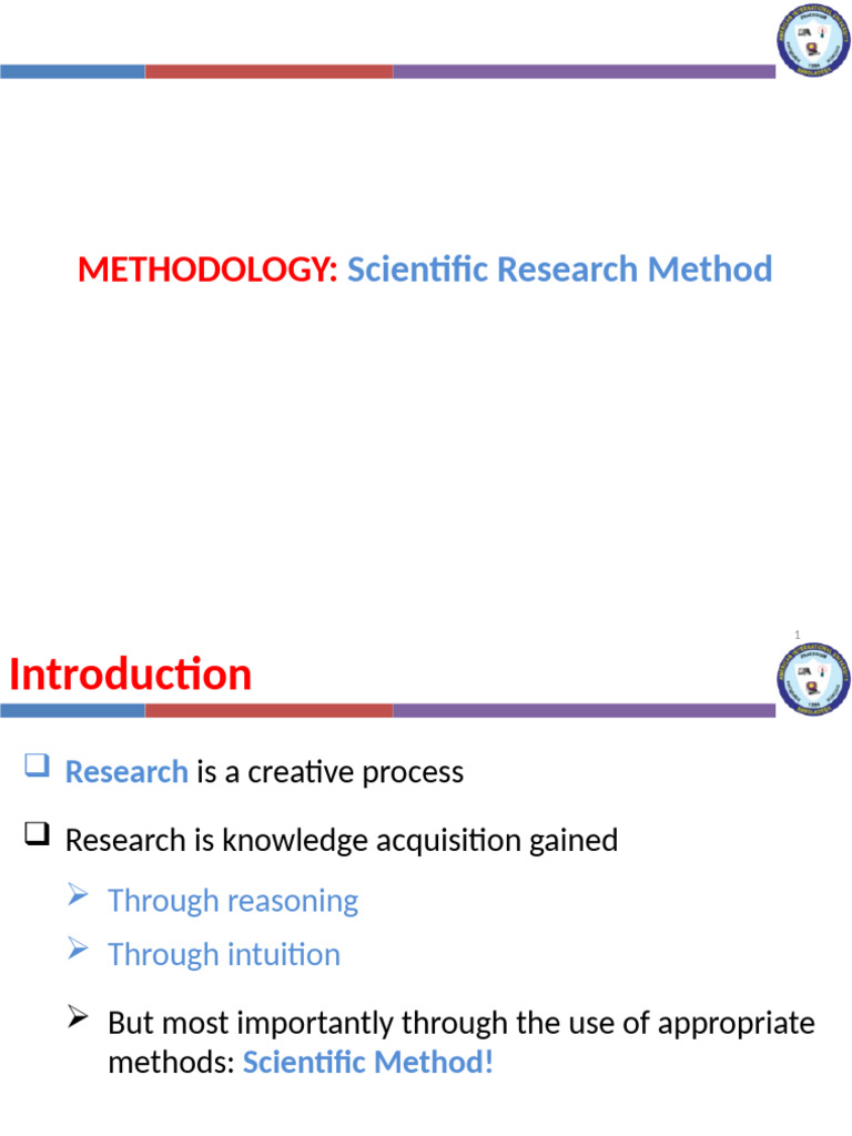 Methodology | PDF | Hypothesis | Scientific Method