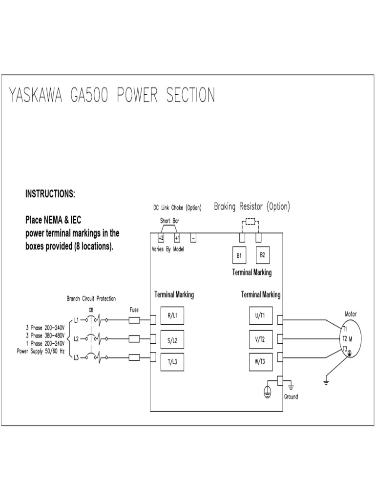 NEMA & IEC Power Terminal Markings Guide | PDF