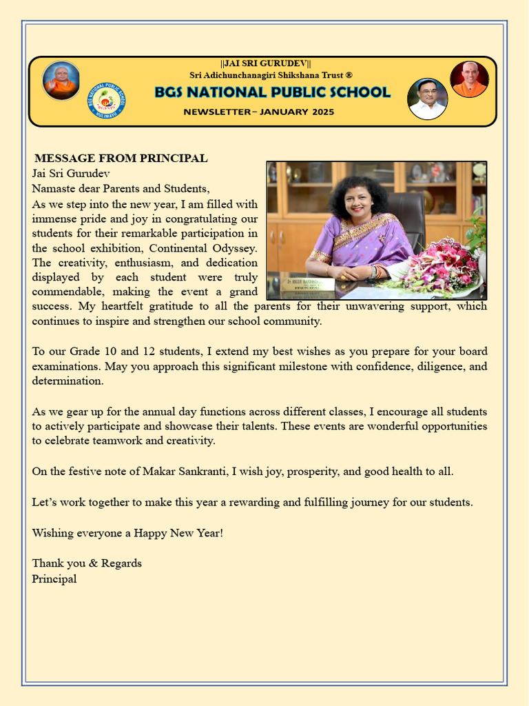Newsletter January-2025 | PDF