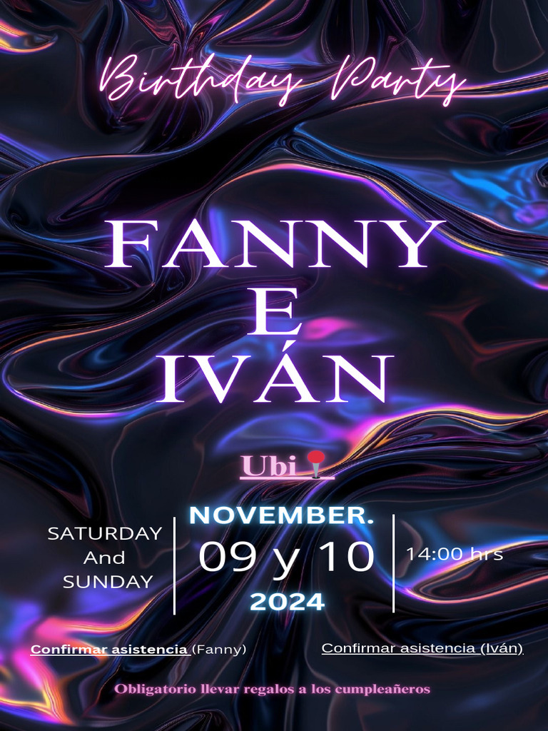 Birthday Party - PDF 1 | PDF