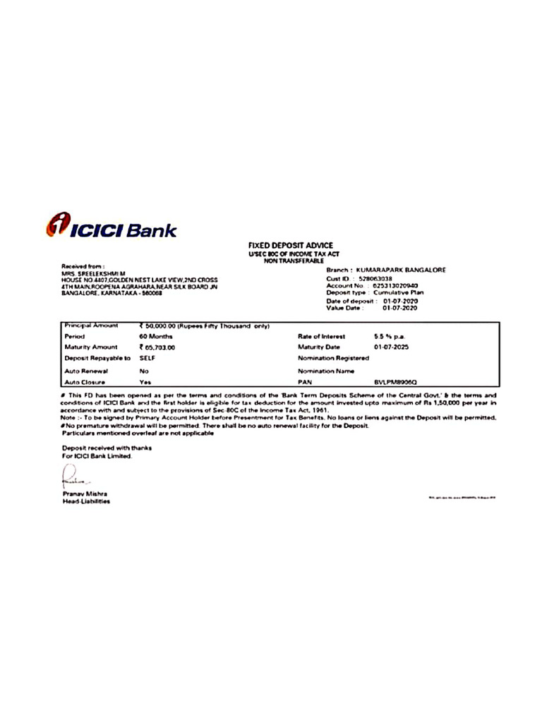 Icici PDF | PDF