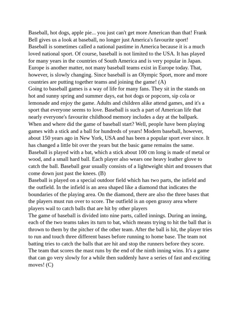 R2-1 | PDF | Baseball Field | Ball And Bat Games