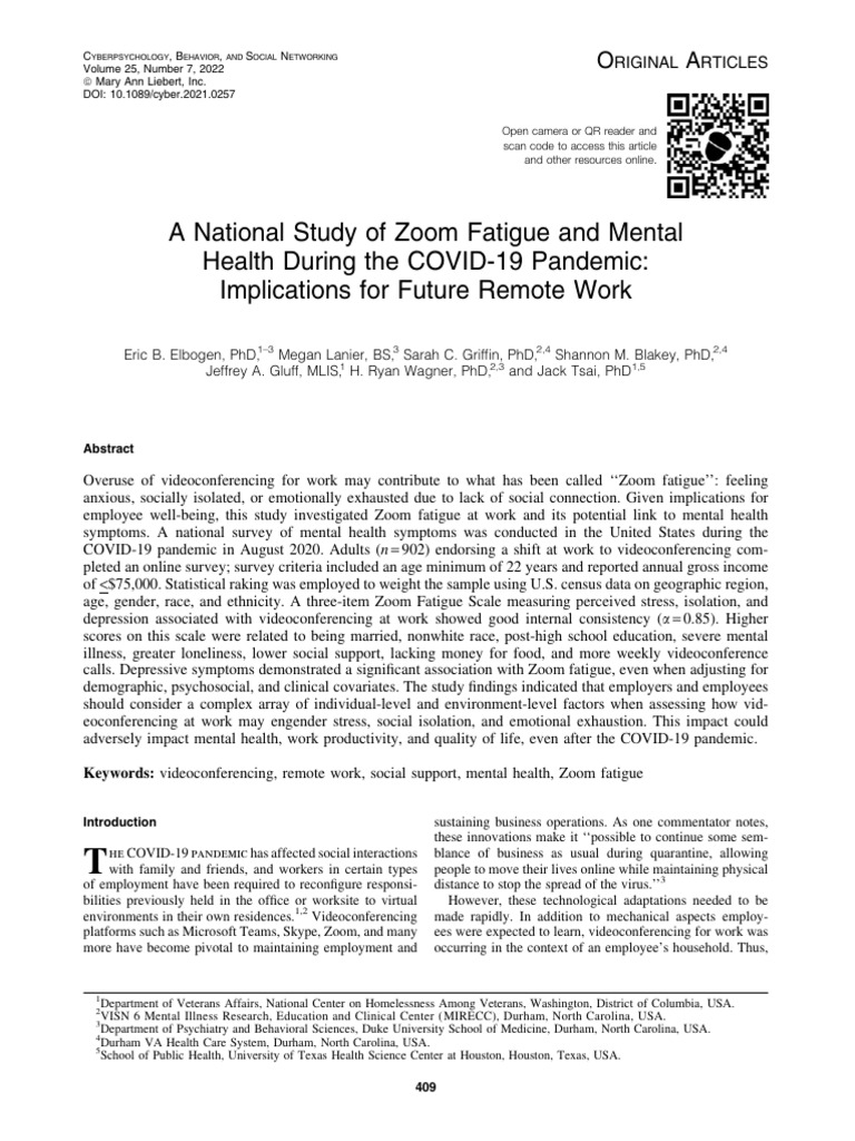 elbogen-et-al-2022-a-national-study-of-zoom-fatigue-and-mental-health ... elbogen-et-al-2022-a-national-study-of-zoom-fatigue-and-mental-health ...