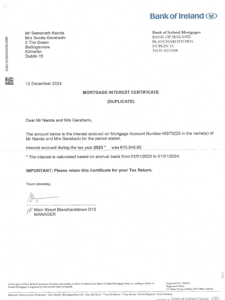 mortgage-interest-certificate | PDF