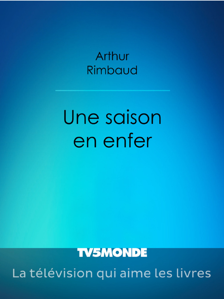 Une Saison en Enfer : Rimbaud en PDF | PDF | Enfer