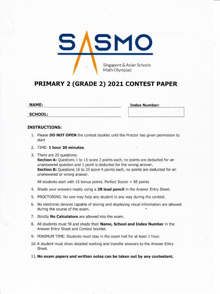 Sasmo2021 G2 | PDF