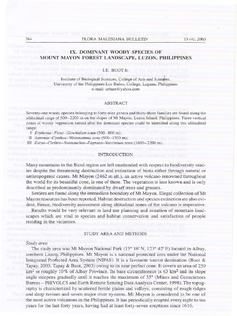 2005 Mayon FMB | PDF