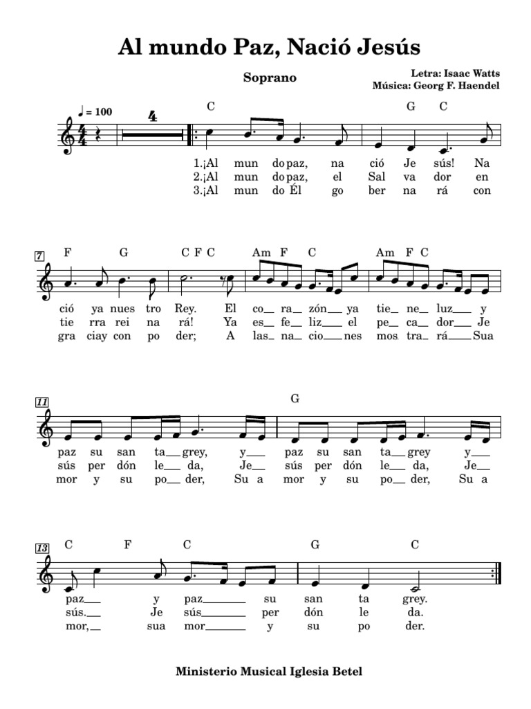 Al Mundo Paz Voz | PDF