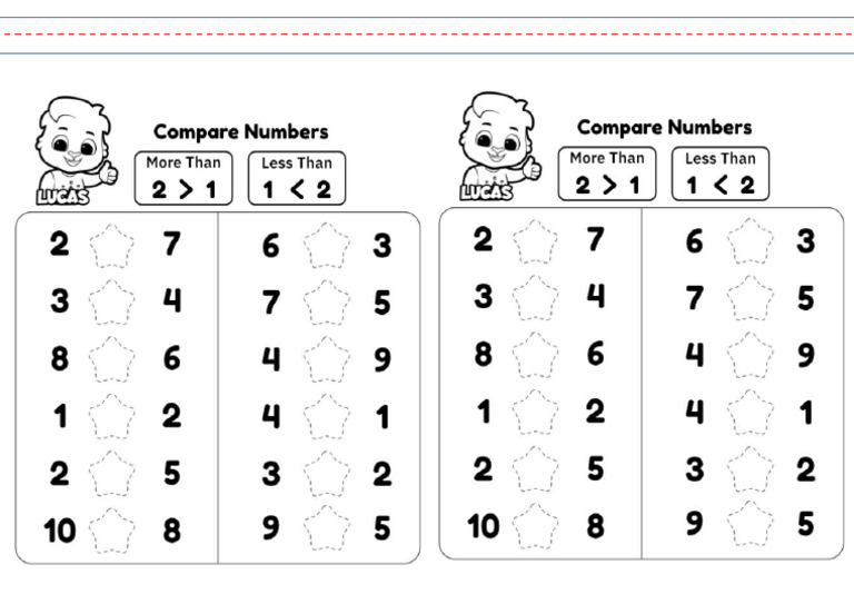 comparing numbers | PDF