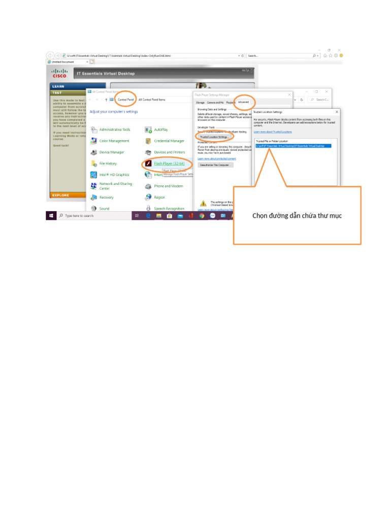 HD Thiết Lập Để Chạy IT Essentials Virtual Desktop | PDF