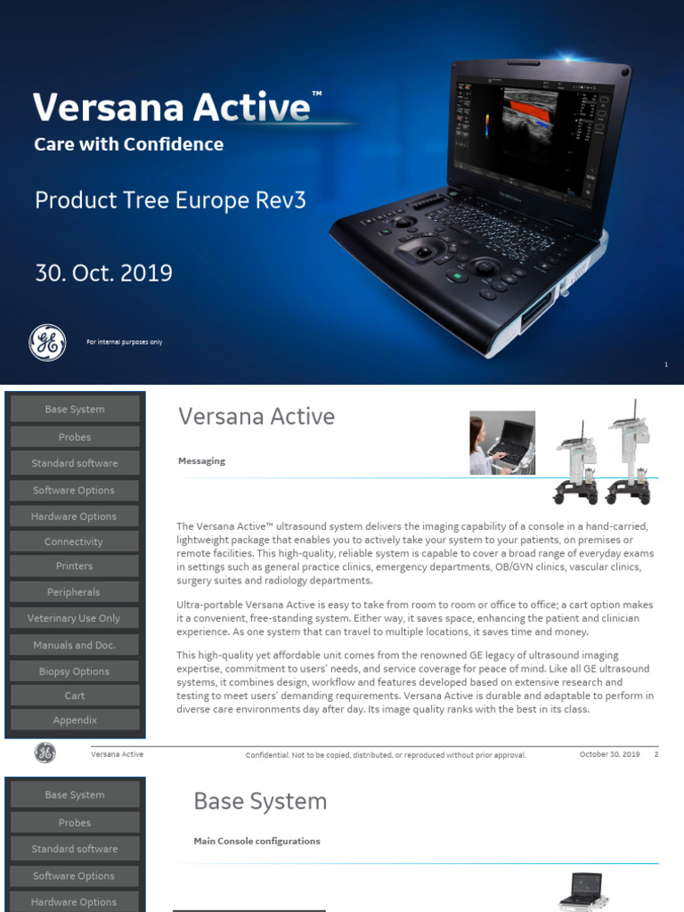 Versana Active Product Tree Europe Rev3 | PDF