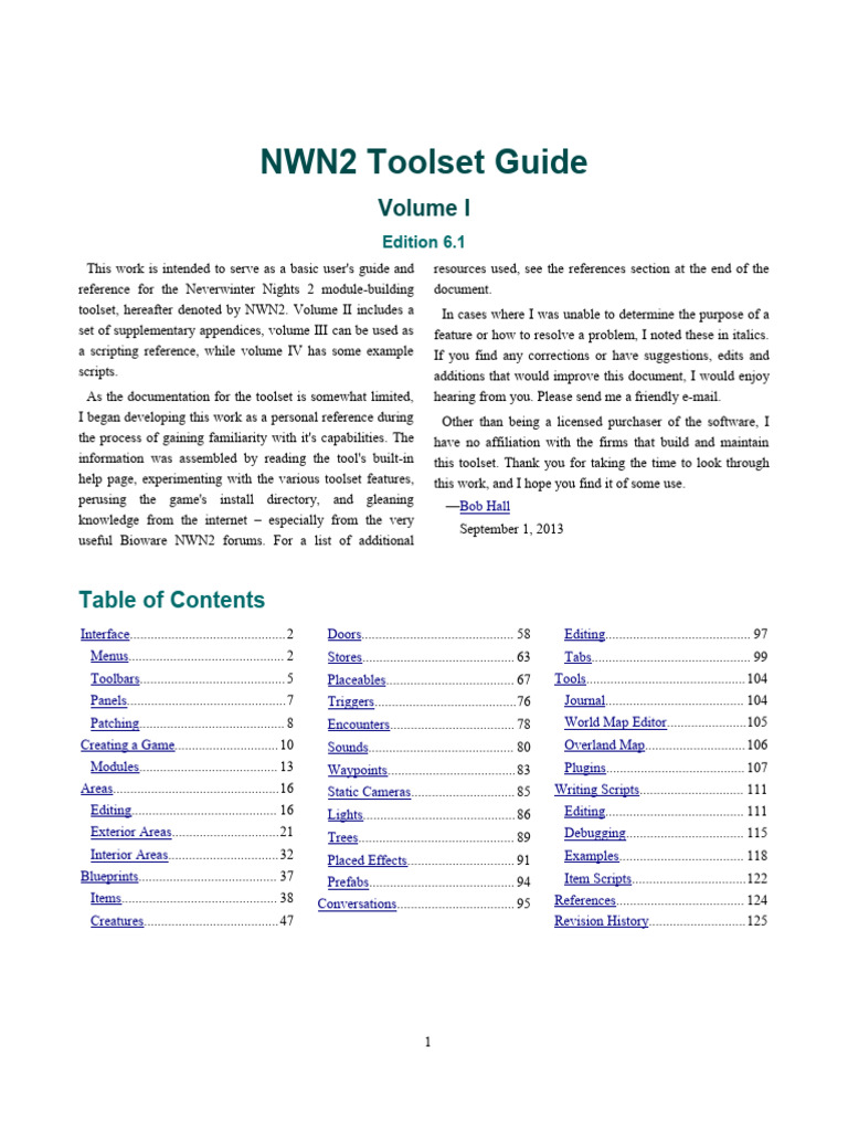 Nwn2 Toolset Guide I | PDF | Menu (Computing) | Graphical User Interfaces