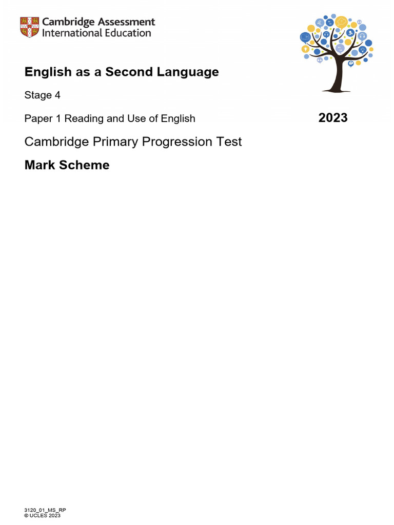 Stage 4 English Mark Scheme 2023 | PDF | University Organizations ...