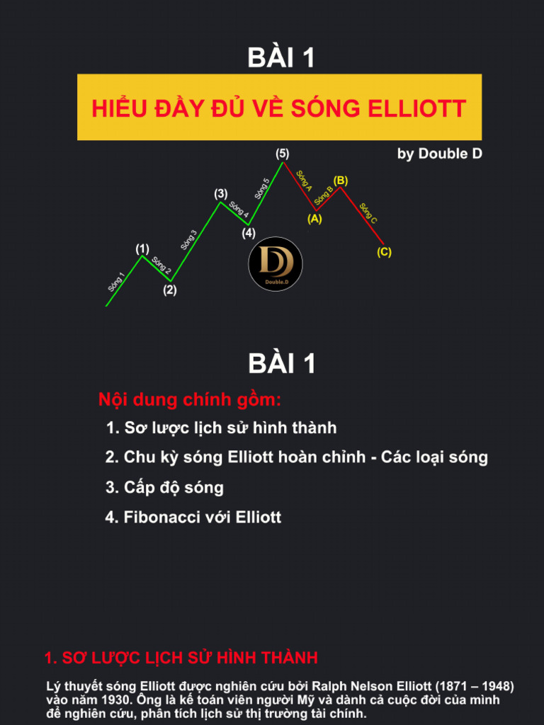Bài 1 Hiểu Đầy Đủ Vể Sóng Elliott | PDF