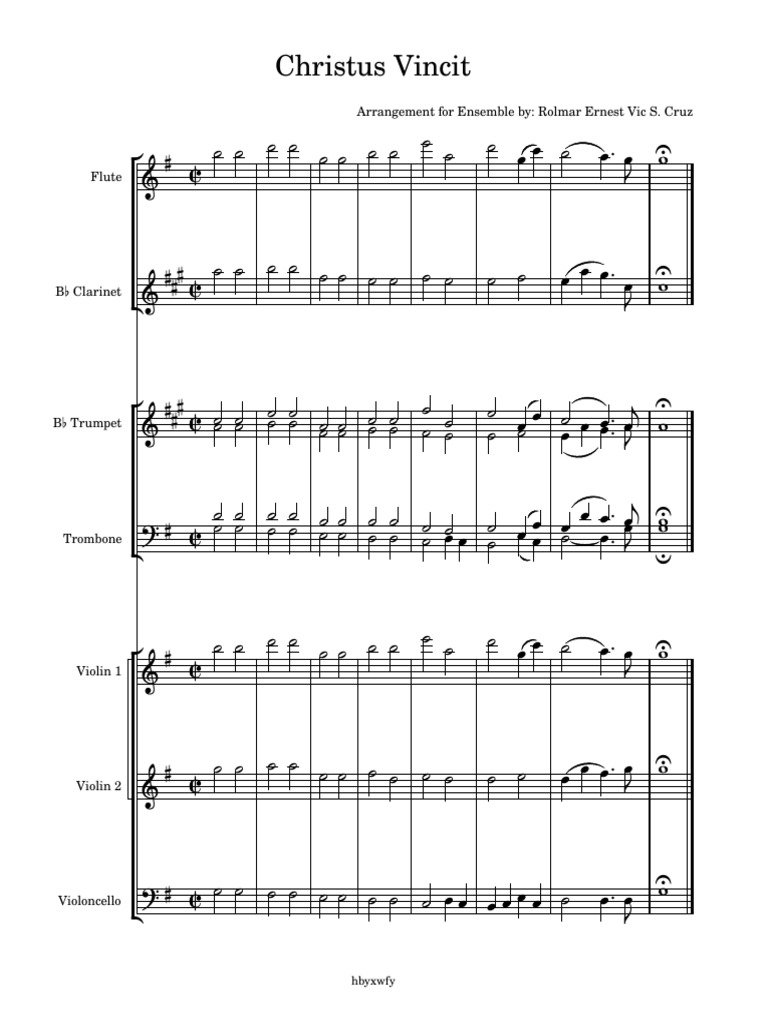 Christus Vincit | PDF