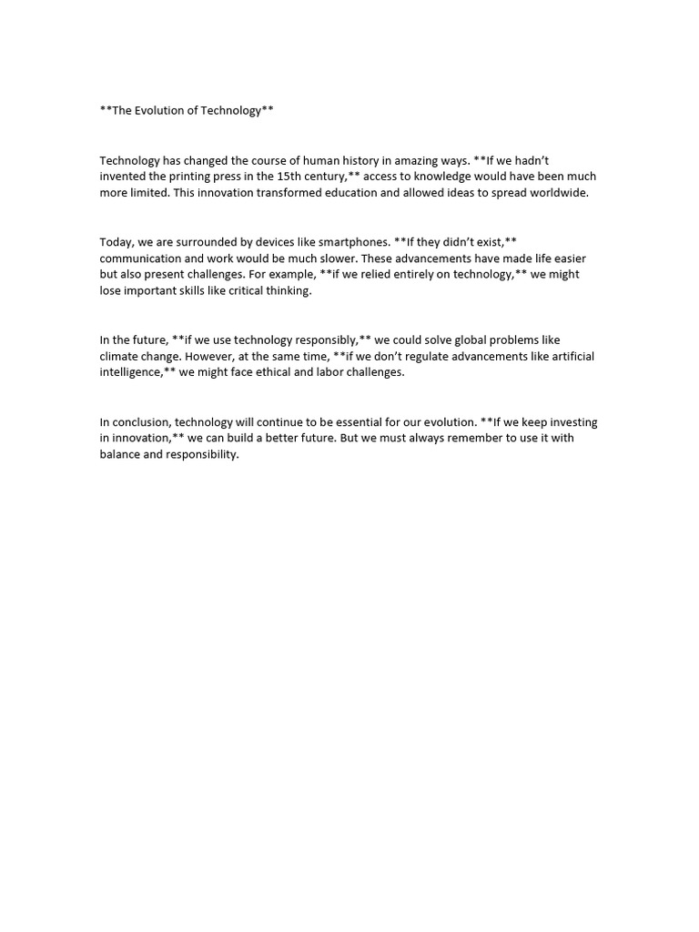 The Evolution of Technology | PDF