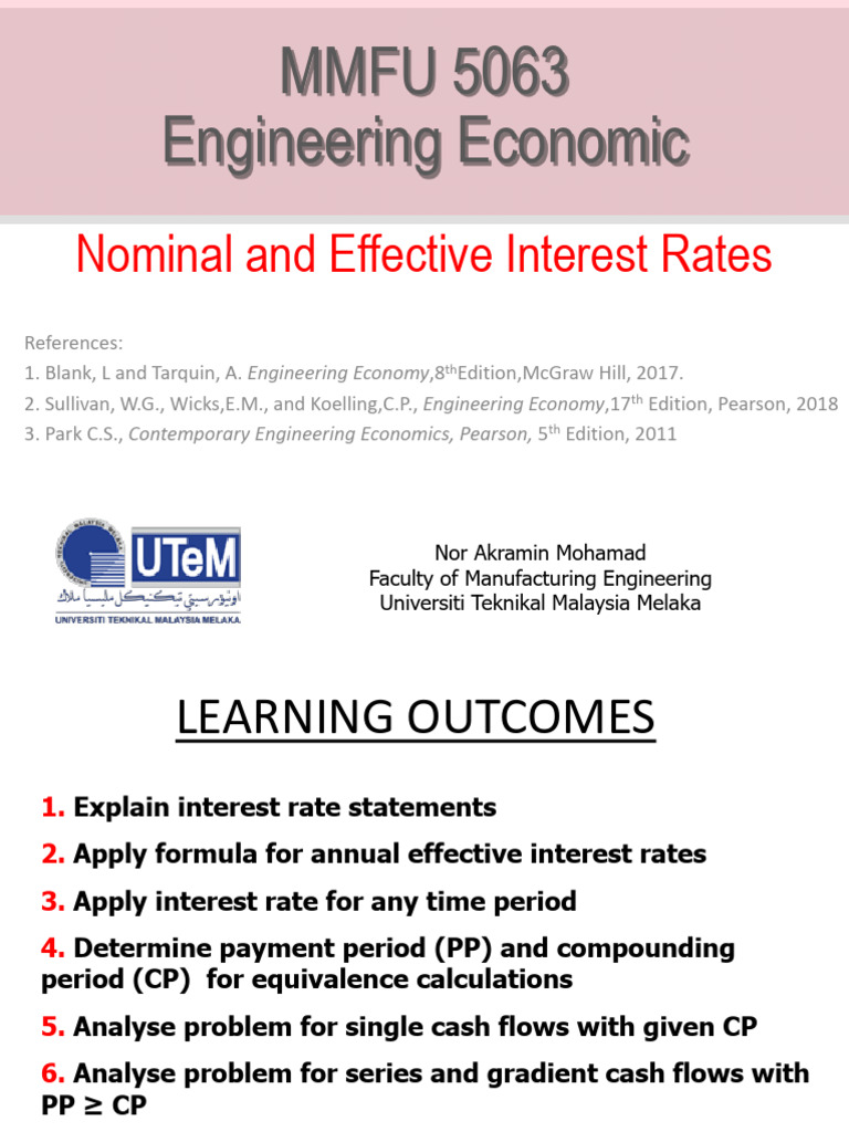 Understanding Nominal vs. Effective Interest Rates | PDF | Interest ...