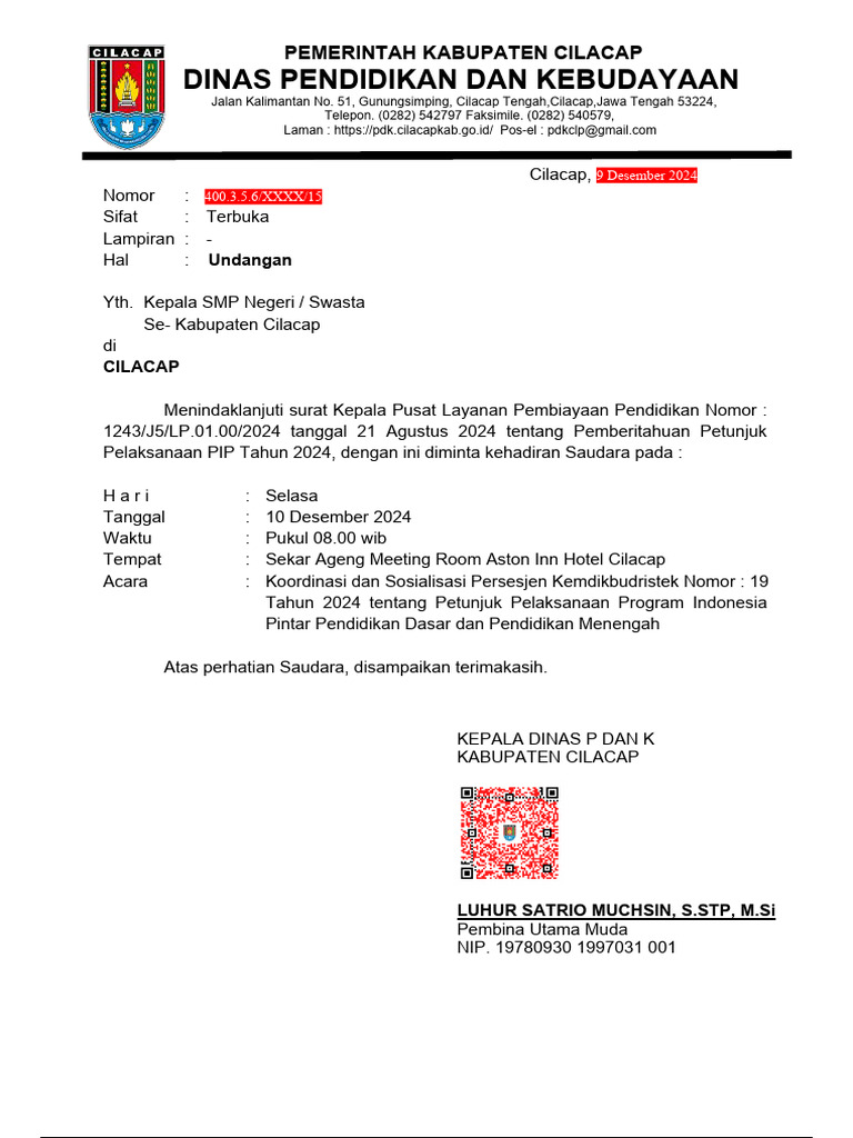 2024 Und. Rakorsos PIP SMP Draft | PDF